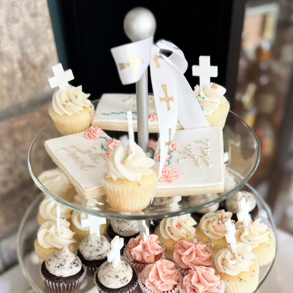 Cross Cupcake Topper [set of 6 or 12] – Grainwell