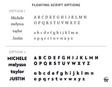 Personalized Floating Name – Grainwell