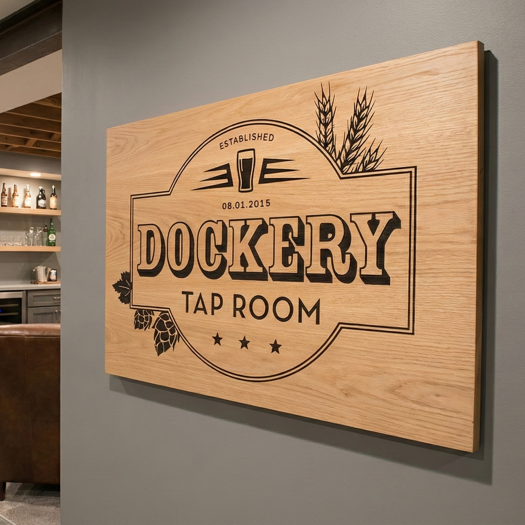 Personalized Tap Room Sign – Grainwell